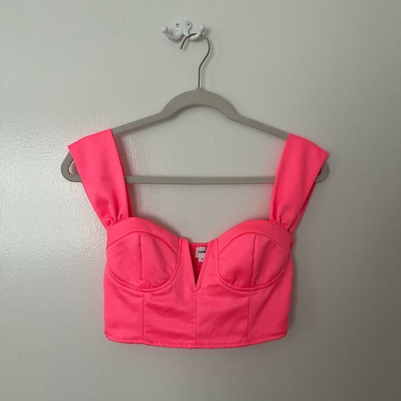 superdown | Tops | Superdown Pink Bustier Top | Poshmark
